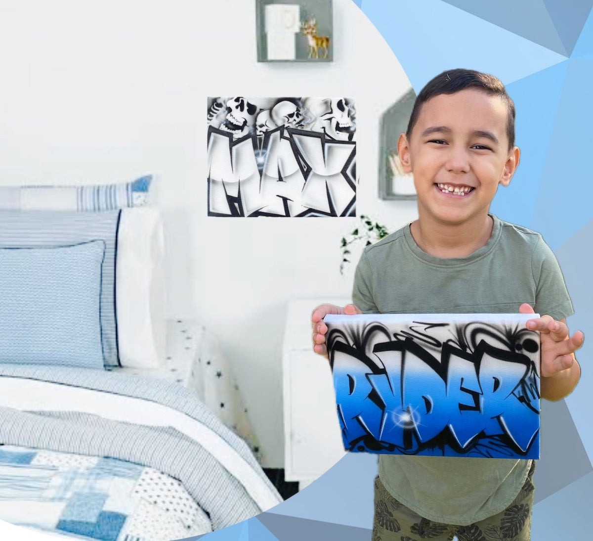 Customised Graffiti Name Canvases – Original Graffix