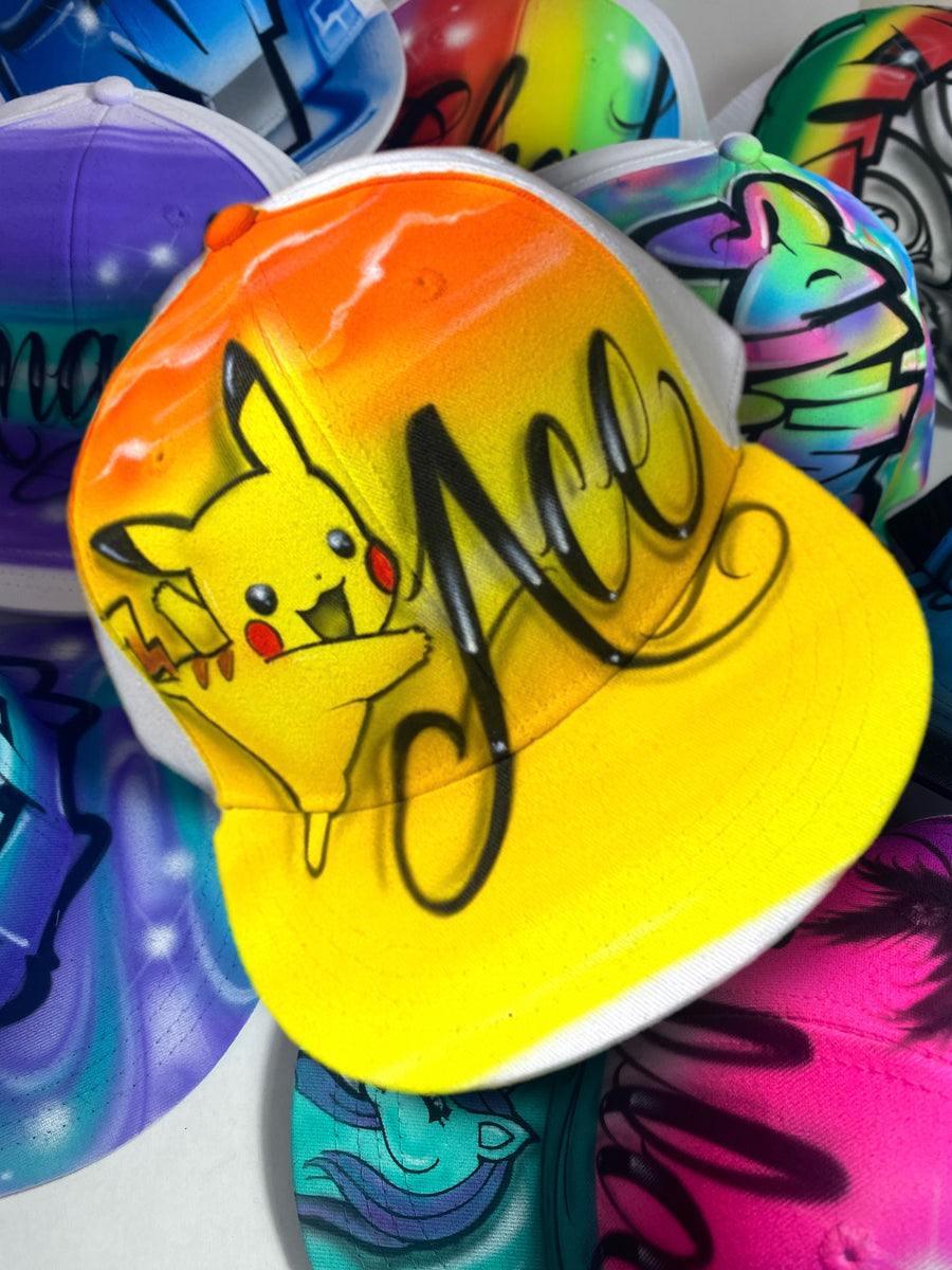Pikach Character Snapback Cap – Original Graffix
