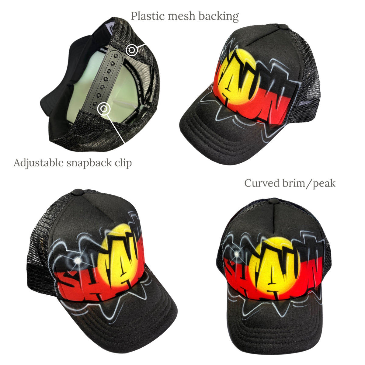 Shaun - Sample Adult Size 58cm Trucker Cap – Original Graffix