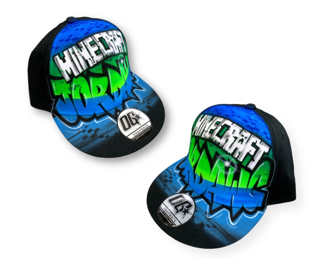 Mine Crft Snapback Cap with Your Name Painted (MC) – Original Graffix