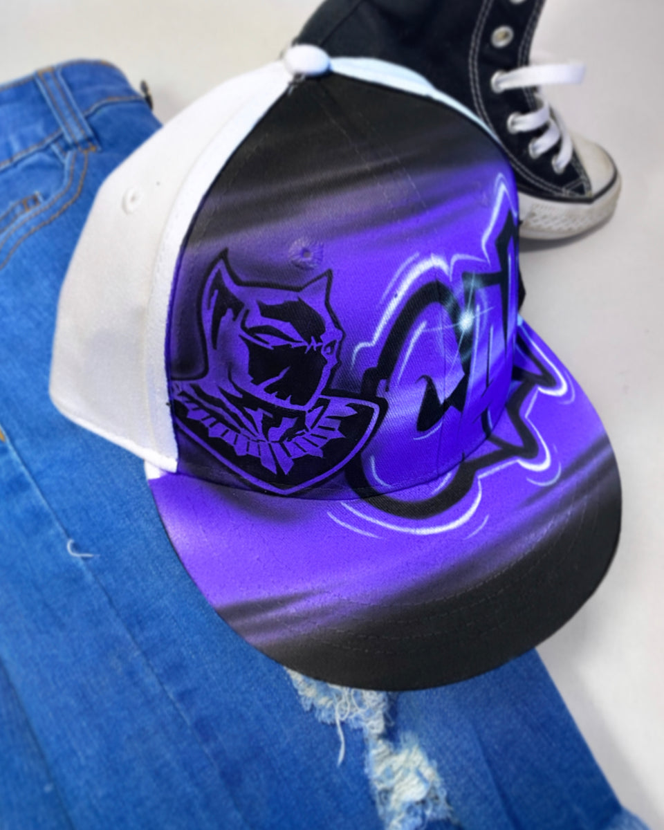 Blk Panther Style Snapback Cap – Original Graffix