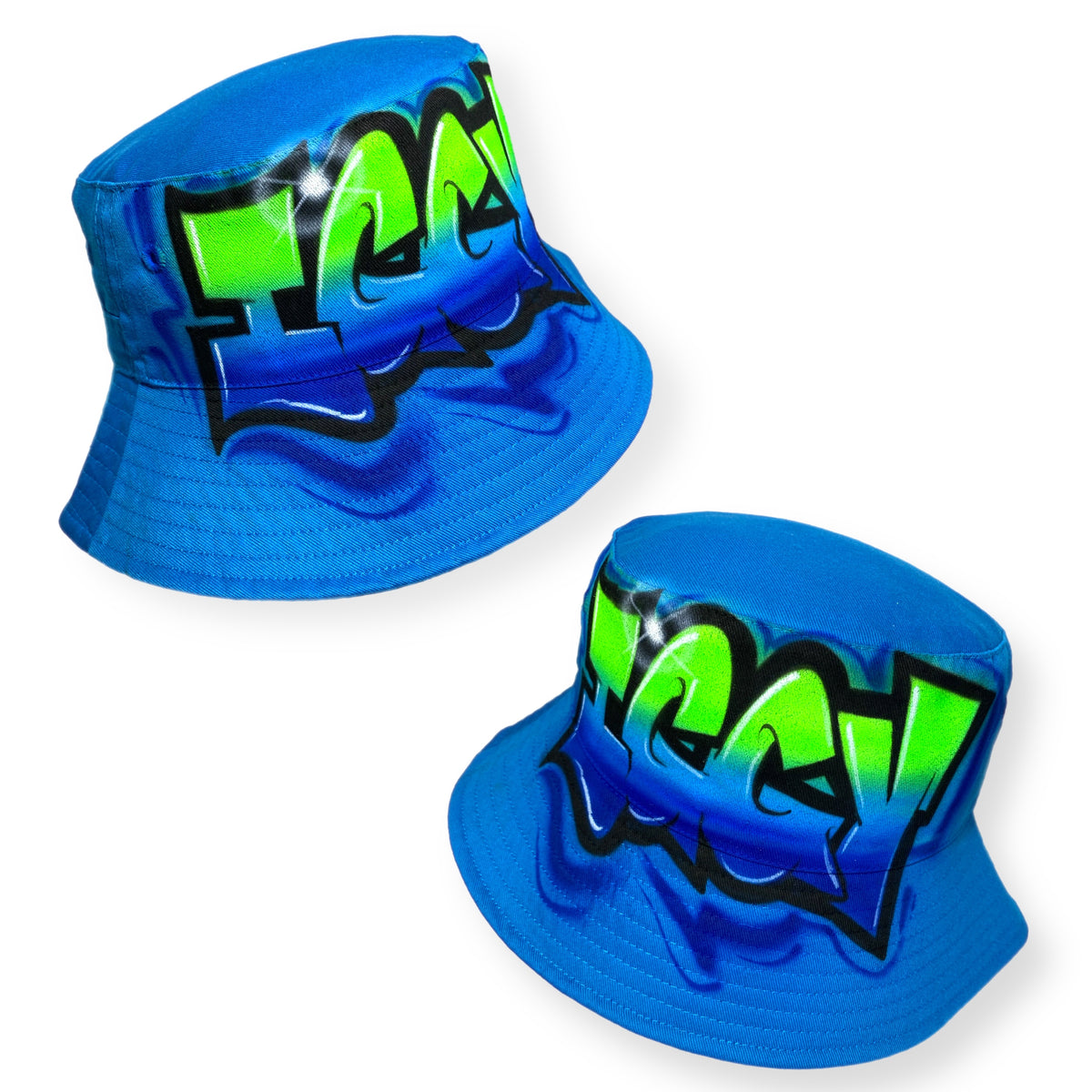 Graff Green Fade Bucket Hat (14) – Original Graffix