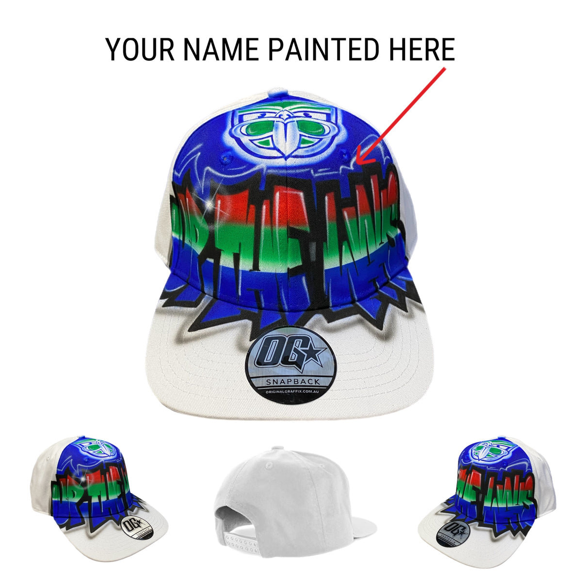 Up The Wahs Graffiti Snapback Cap – Original Graffix