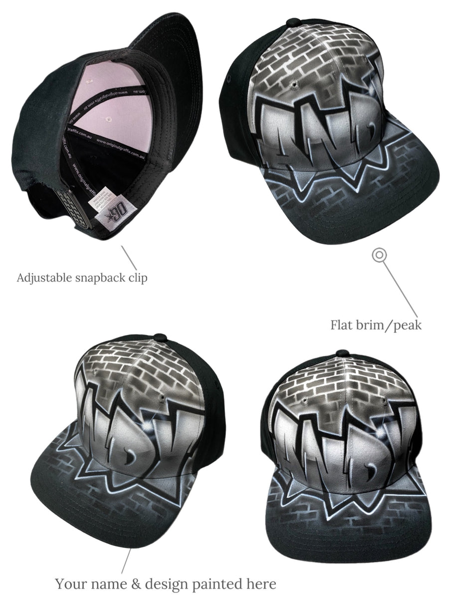 Graffiti Brick Wall Fade Snapback – Original Graffix