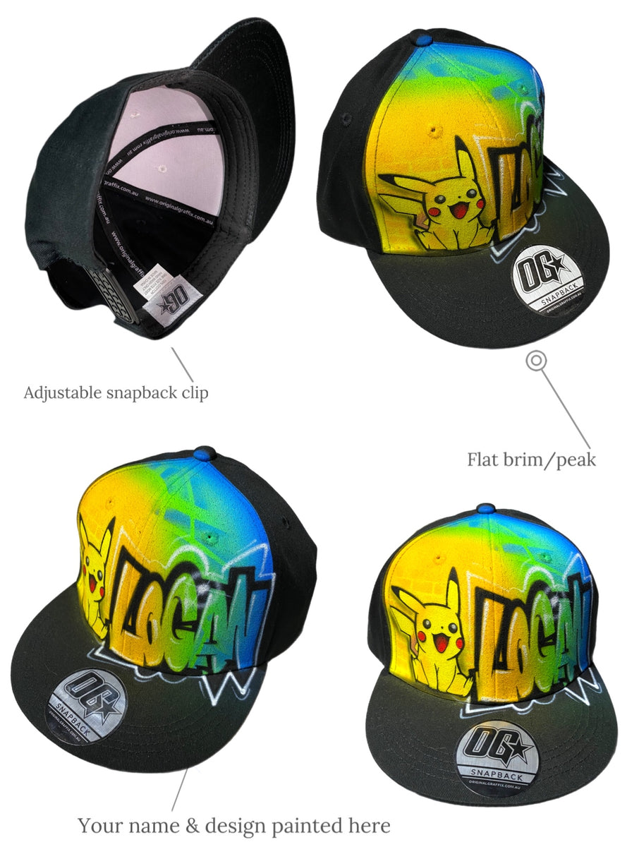 Graffiti Pika Character Snapback – Original Graffix