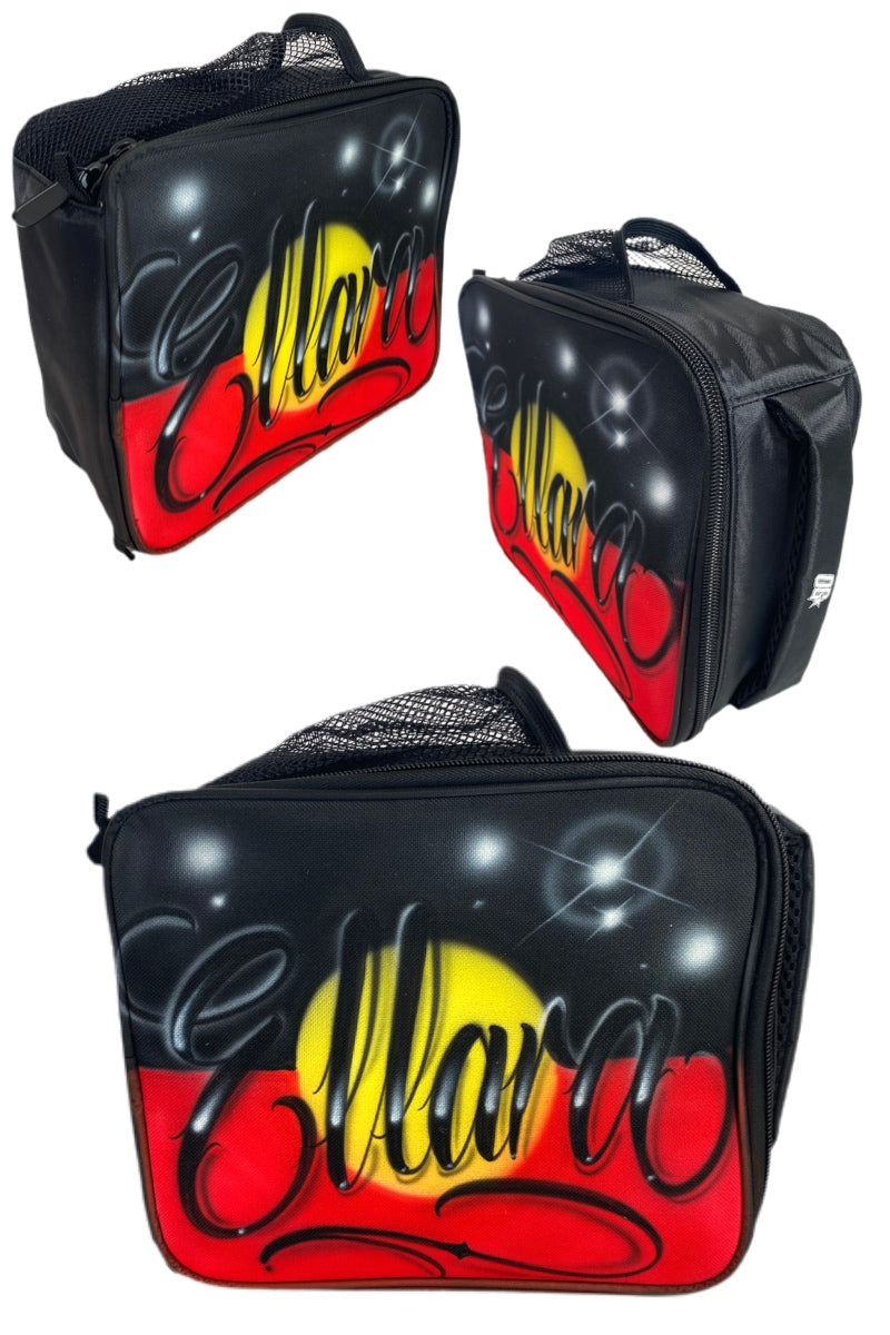 Aboriginal Flag Style- Custom Lunchbox (ab) – Original Graffix