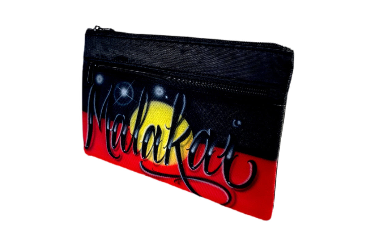 Aboriginal Flag Style Pencil Case – Original Graffix